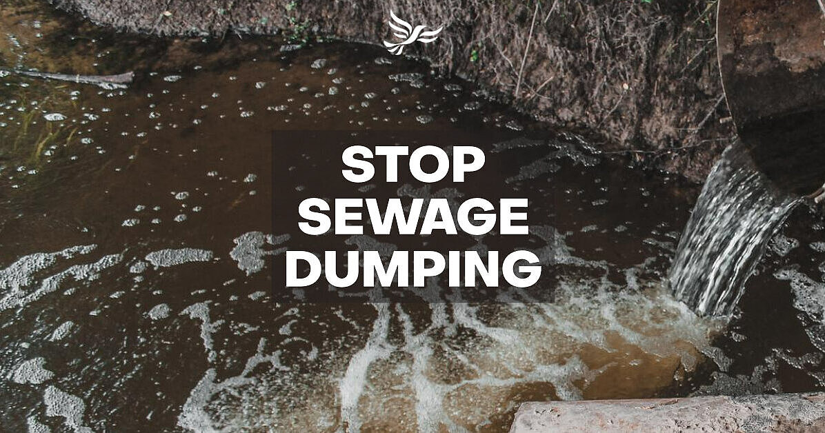 Stop Sewage Dumping - Liberal Democrats